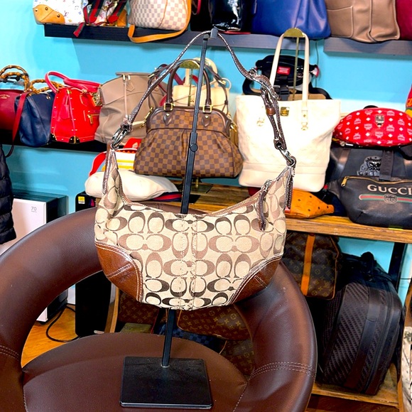 Bags | Coach Crescent Monogram Shoukder | Poshmark